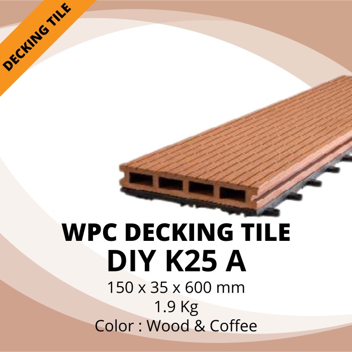 Jual Floor Wpc Decking Tile Outdoor Indoor Harga Distributor | Shopee ...
