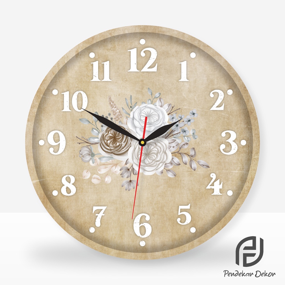 Jual JAM DINDING KAYU CLASSIC VINTAGE DEKORASI RUANG TAMU UNIK ...