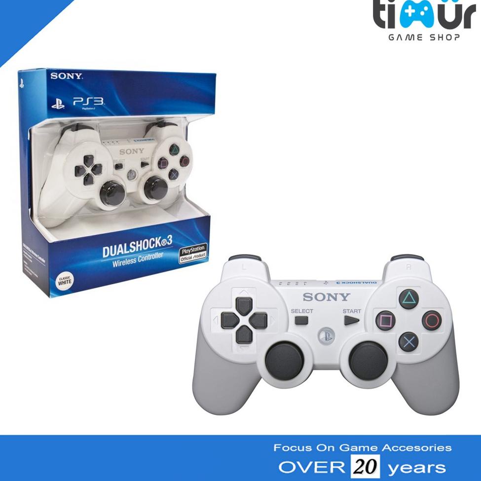 Jual Stik Stick Controller PS3 Wireless Original Ori Pabrik Warna Putih ...