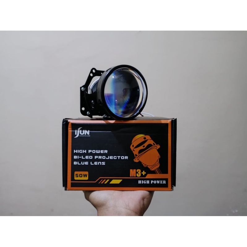 Jual Lampu biled ISUN M3+ high low beam 3inch 50watt lampu biled 3inch ...