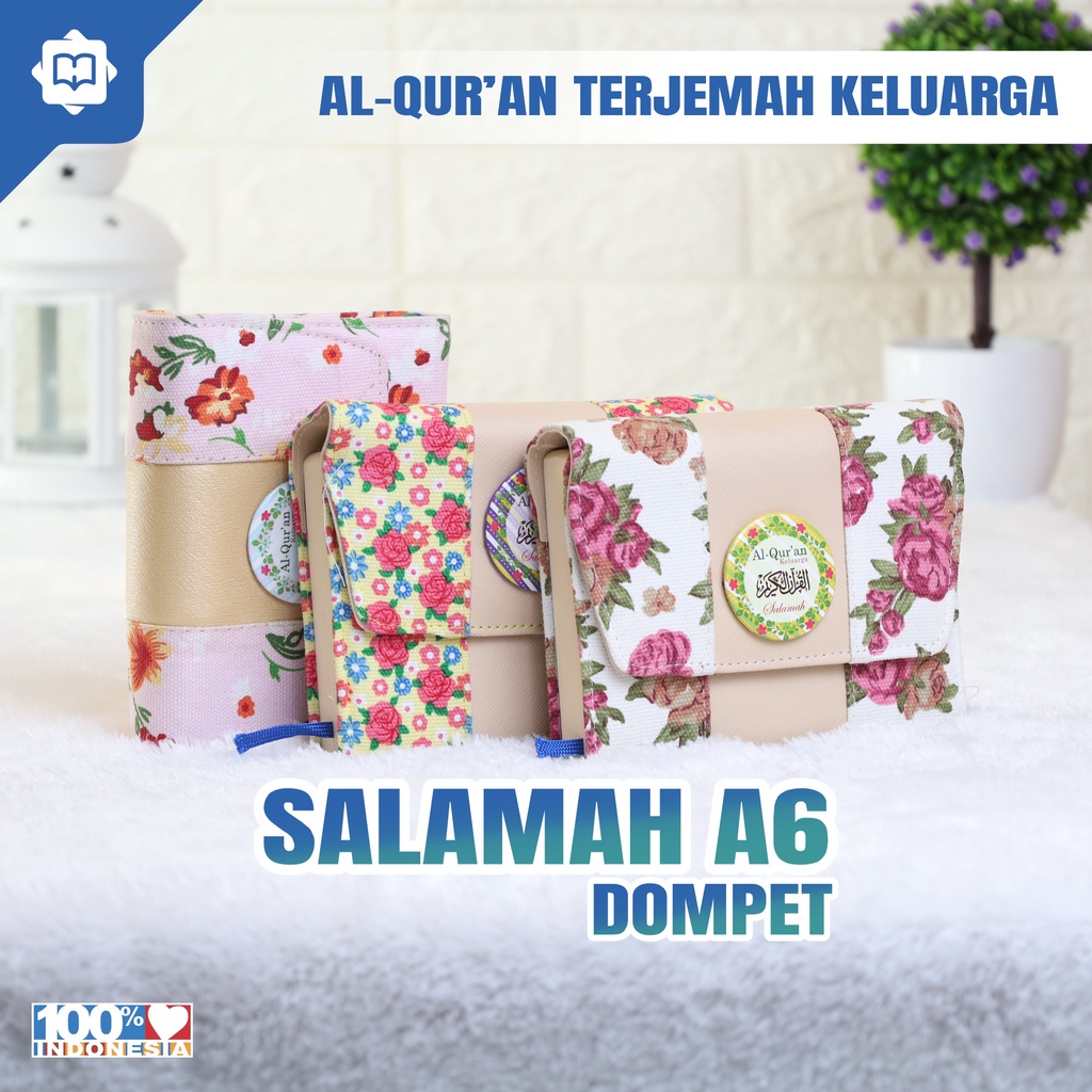 Jual AlQuran Salamah Dompet Flip A6 Terjemah Halim Quran Edisi Keluarga ...