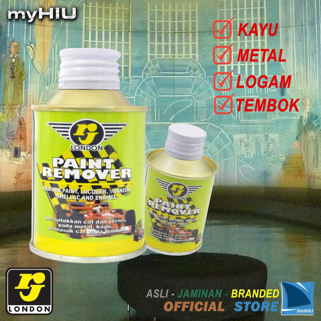 Jual Cairan Perontok Cat / Pernis / Serlak / Enamel 100 ml Kayu Logam ...