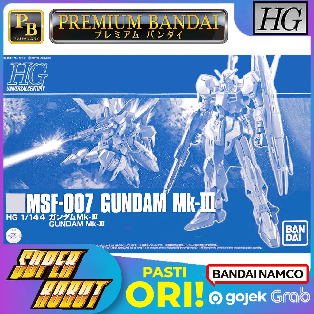 Jual BANDAI HG MSF-007 Gundam Mk III / Mark 3 - HGUC P-BANDAI Limited | Shopee Indonesia