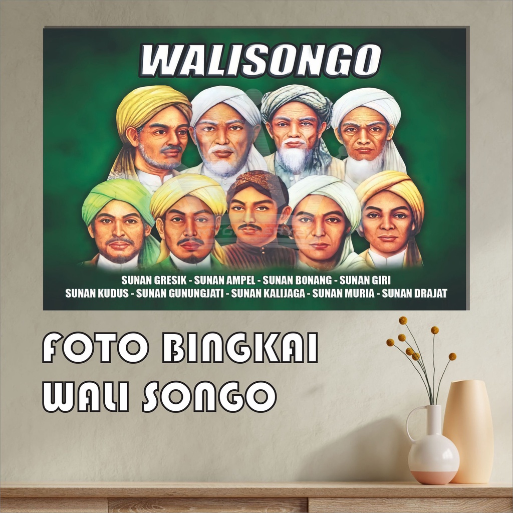 Jual Poster Walisongo | Wali Songo | Ulama Nusantara | Poster Ulama Dan ...