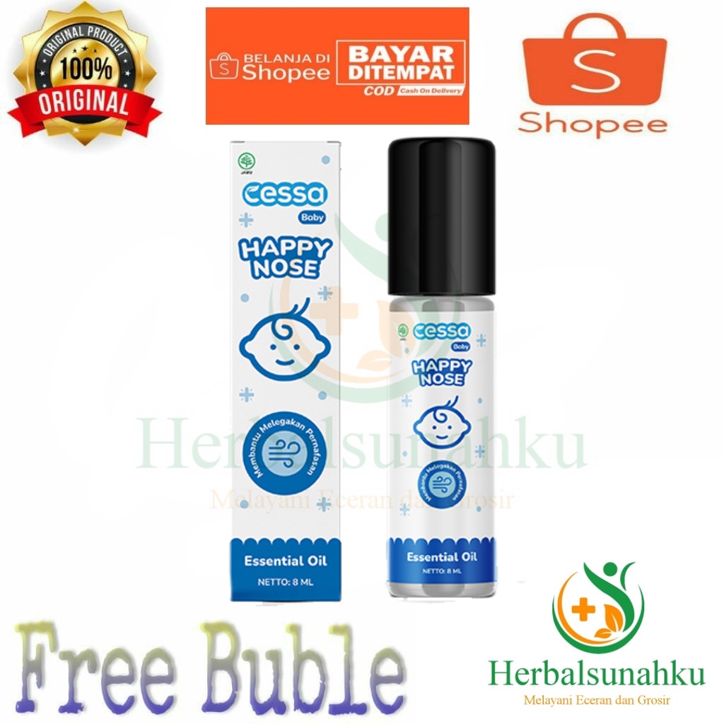Jual Cessa Baby Happy Nose - Natural Essential Oil Melegakan Pernapasan Isi 8 ml | Shopee Indonesia