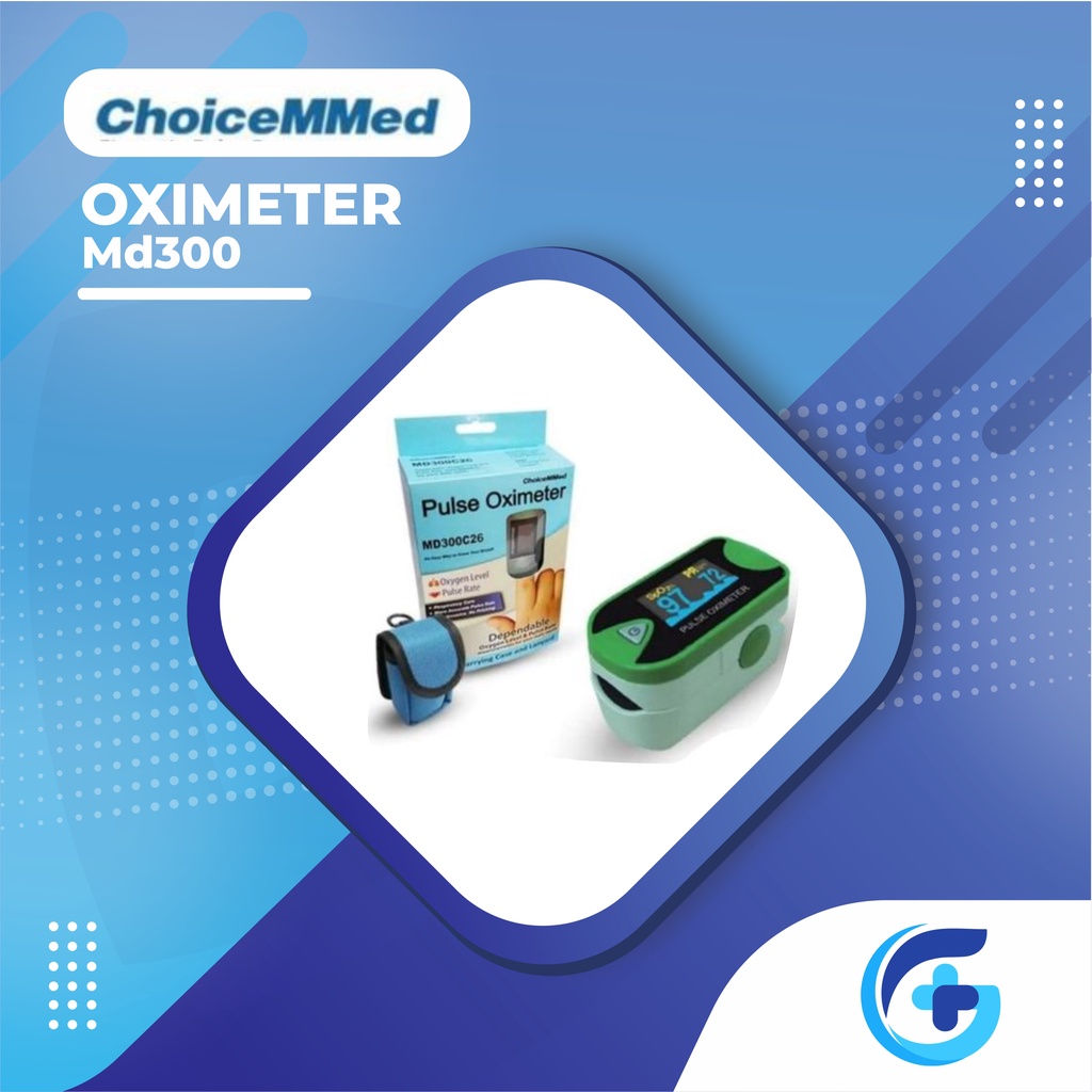 Jual Choicemmed Oximeter MD 300 / Pulse Oxymeter / Oksimeter | Shopee ...