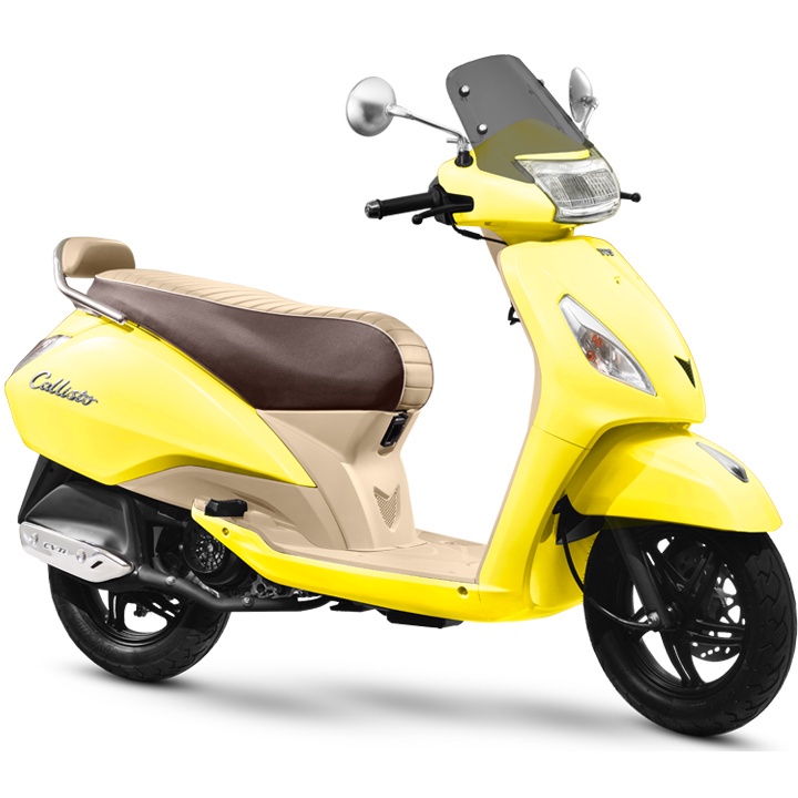 Jual TVS Motor Callisto Limited 110cc - Banana Yellow | Shopee Indonesia