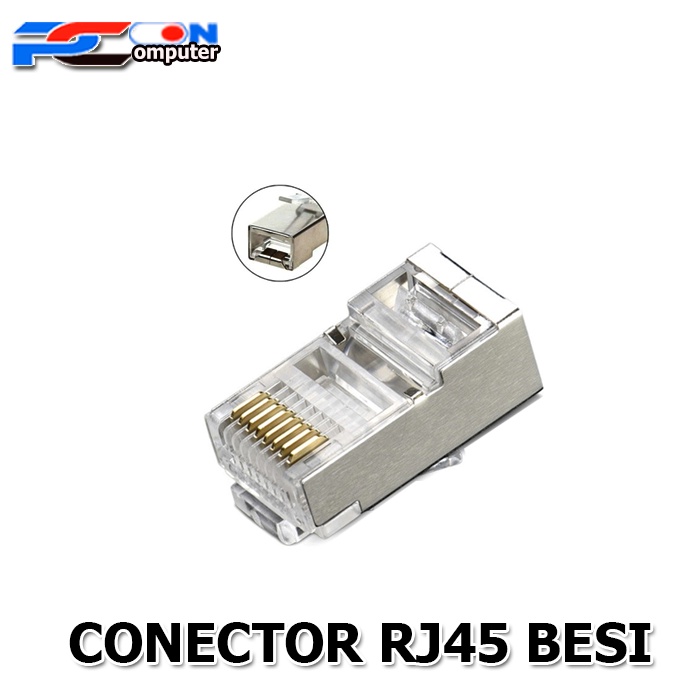 Jual Connector LAN RJ45 KOMPUTER / KONEKTOR KABEL UTP CAT 5 BESI ECERAN ...
