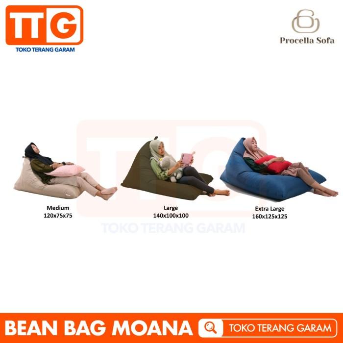 Jual OLYMPIC PROCELLA BEAN BAG SOFA LANTAI / SANTAI MINIMALIS MOANA ...