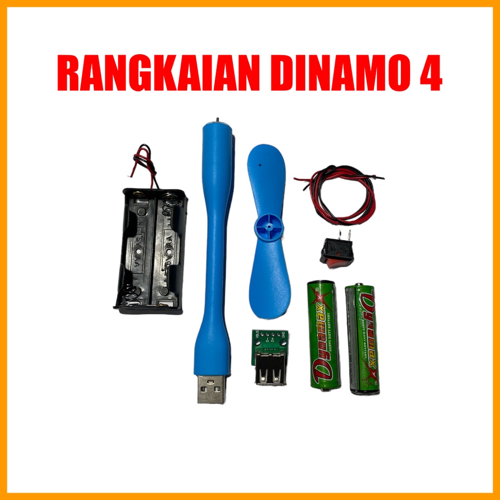 Jual Paket Rangkaian Listrik Dynamo / Dinamo Praktek Prakarya Sekolah ...