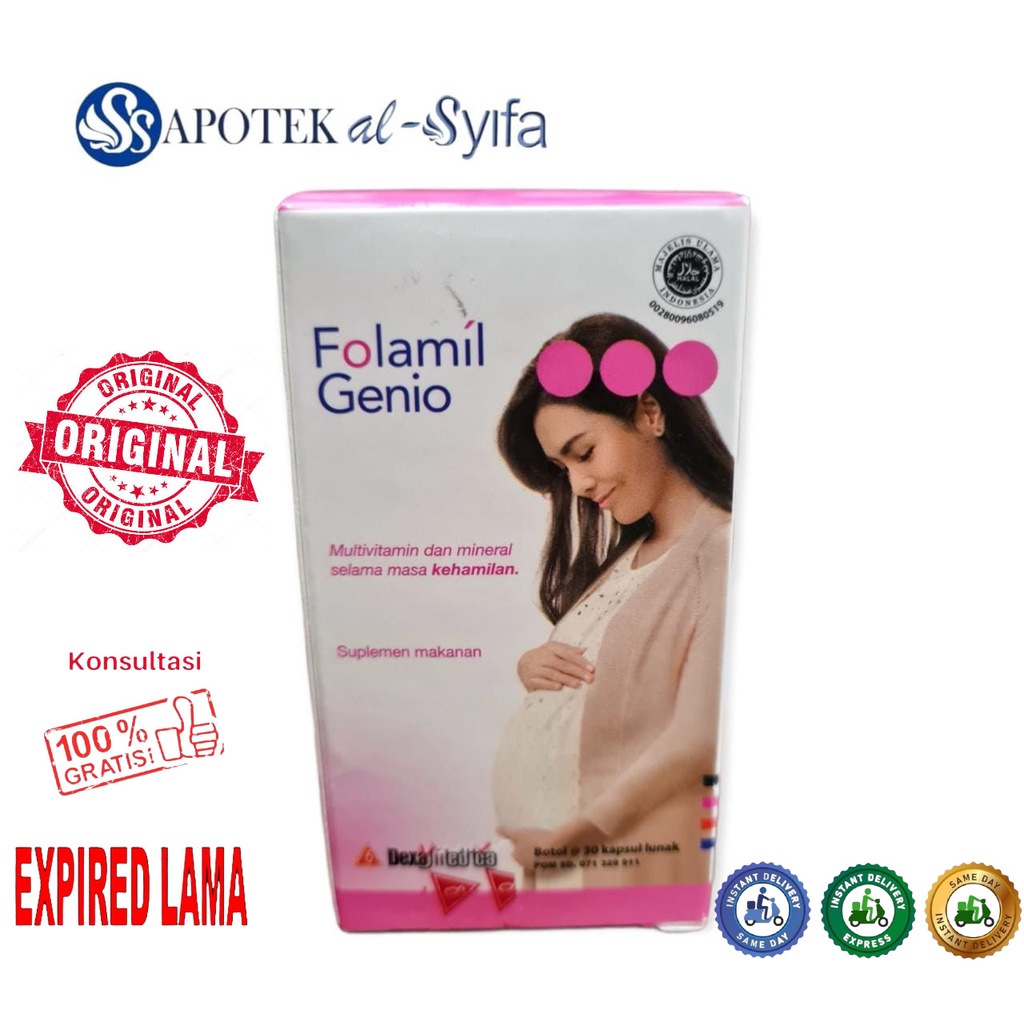 Jual Folamil Genio isi 30 kapsul | Shopee Indonesia