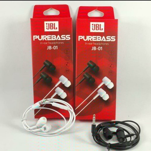 Jual HANDSFREE HEADSET EARPHONE PURE BASS UBL JB 01 FULL BASS KUALITAS ...