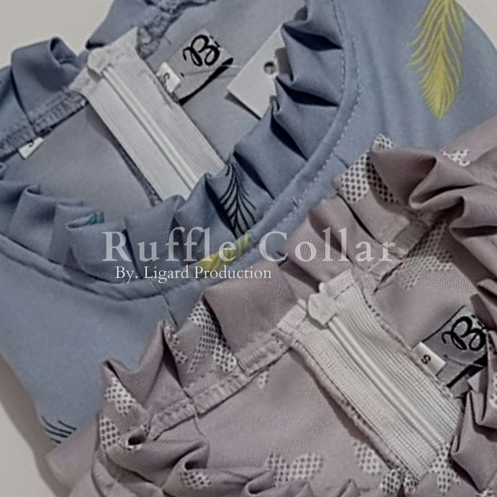 Jual Gamis anak babydoll model ruffle bahan shkila printing 1-6 tahun ...