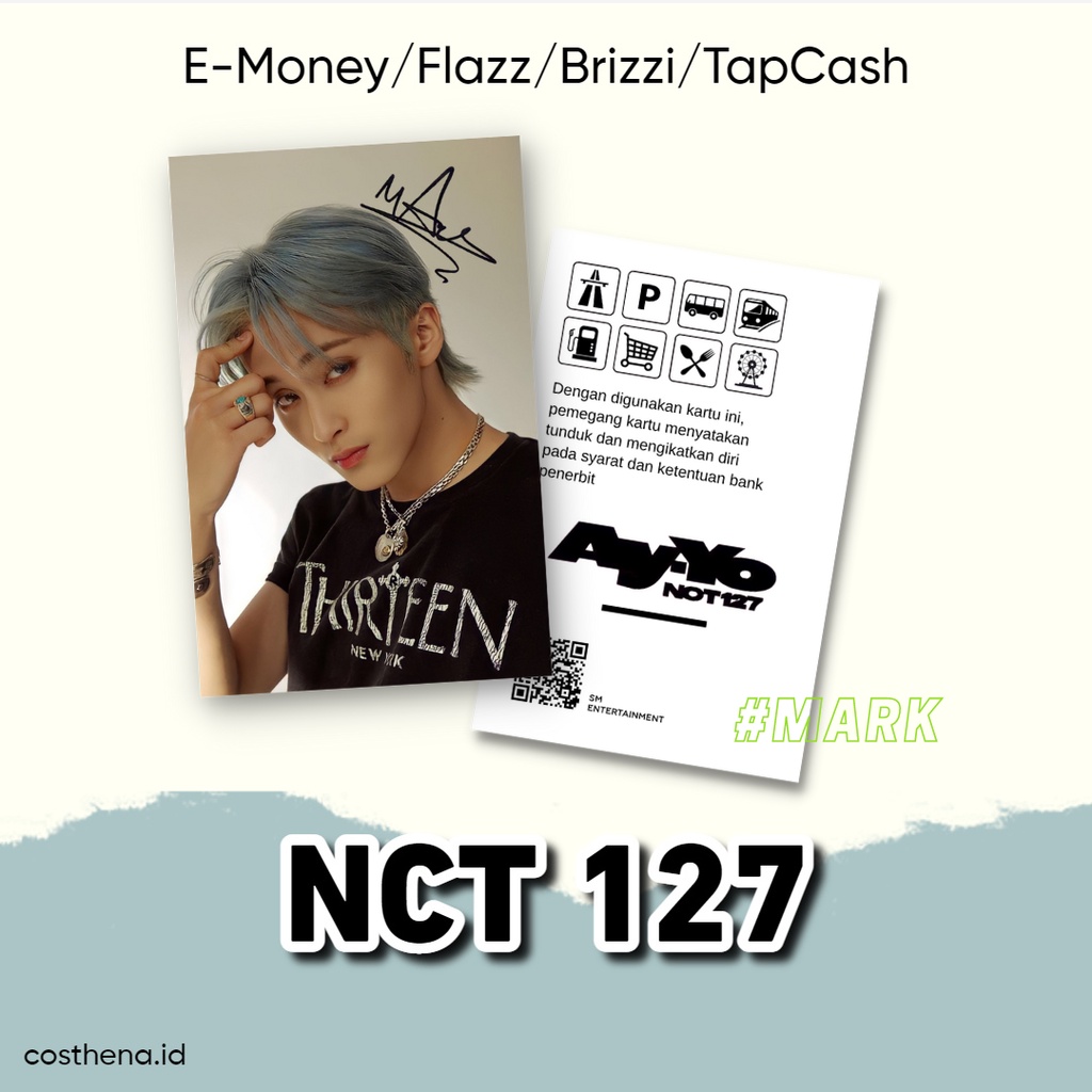 Jual PALING DICARI!! CUSTOM E-MONEY/FLAZZ/BRIZZI/TAPCASH NCT 127 AY-YO ...
