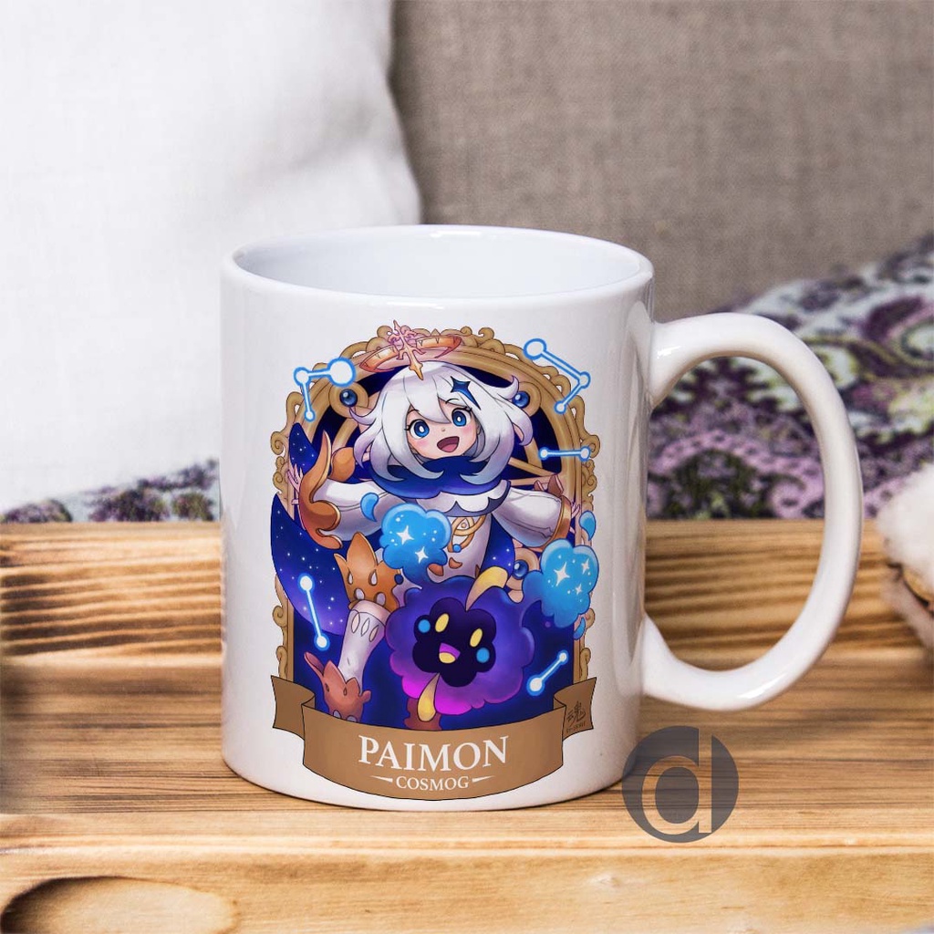 Jual Mug Gelas Kartun Genshin Impact Paimon Pokemon | Shopee Indonesia