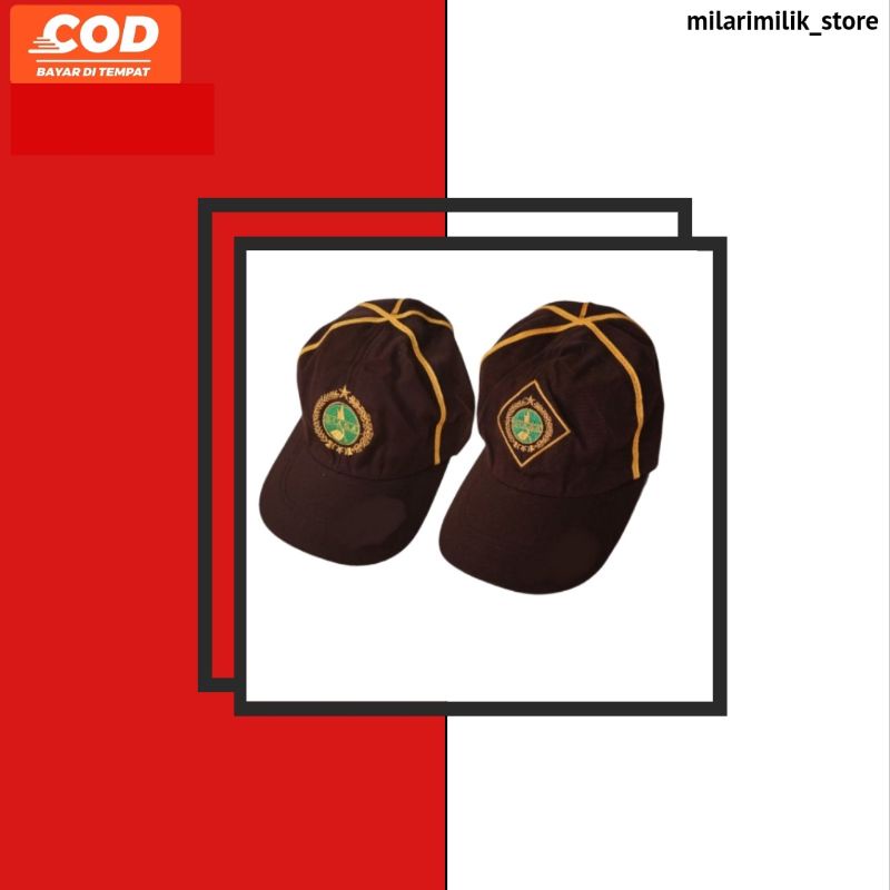 Jual Topi Pramuka |Topi Siaga Putra Putri SD Logo Bordir |Seragam ...