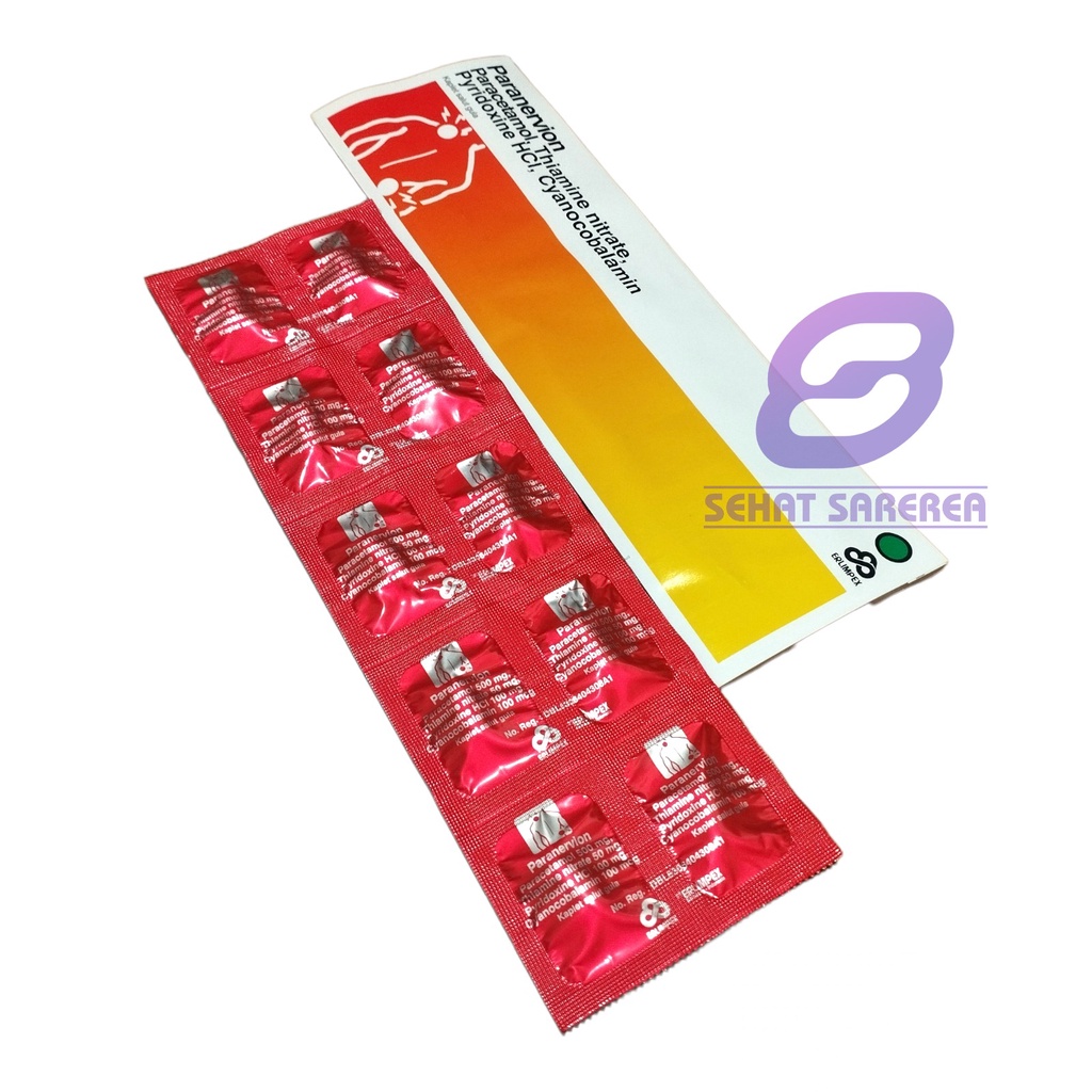 Jual Paranervion Strip 10 Kaplet | Shopee Indonesia