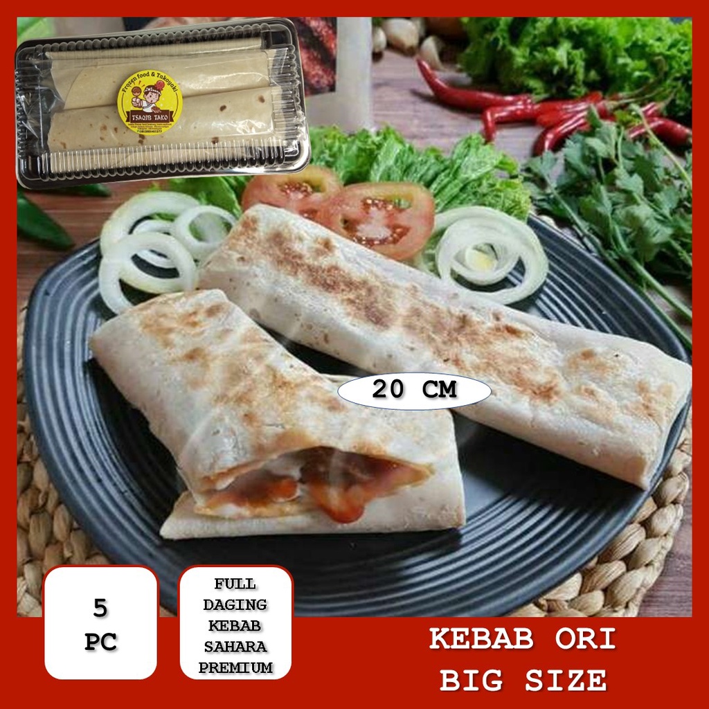 Jual PROMO Kebab Frozen Big / JUMBO /FULL DAGING 5 PC | Shopee Indonesia