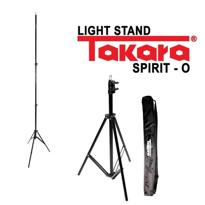 Jual TAKARA SPIRIT O LIGHT STAND - TRIPOD LAMPU STUDIO FLASH TRONIC ...