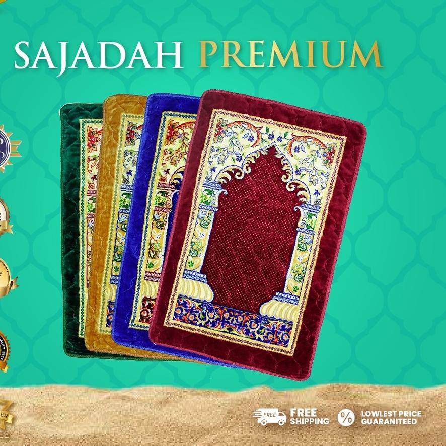 Jual Sajadah TEBAL Premium Motif KUBAH Polos TYH-B2 / Sajadah Uk ...