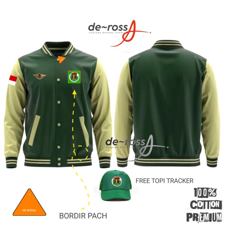 Jual Jaket PPP partai Terbaru full bordir pacth Free Topi | Shopee ...