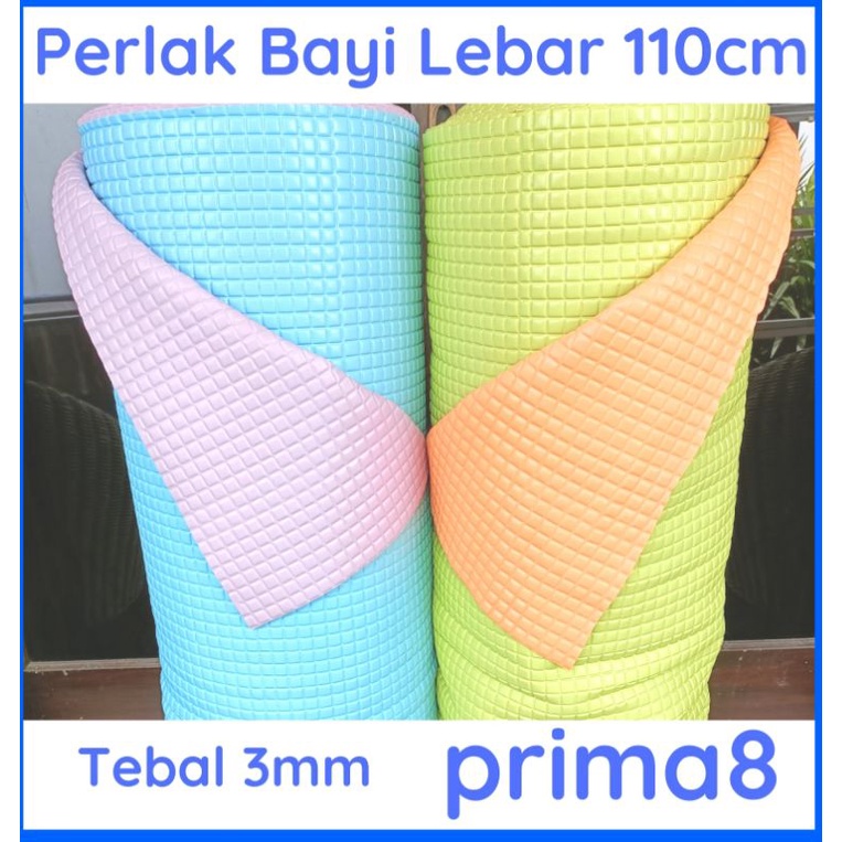 Jual Perlak Bayi Polos 2 Warna 2 in 1 Tebal 3mm Lebar 110cm Meteran Per ...