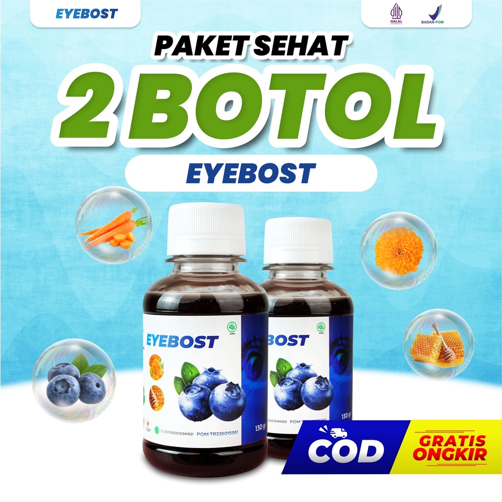 Jual Paket Sehat 2 Botol Eyebost - Madu Eyebost Herbal Alami 3x Lebih ...