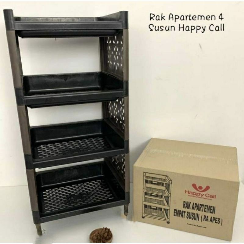 Jual RAK SERBAGUNA PLASTIK 4 SUSUN RAK APARTEMEN | Shopee Indonesia