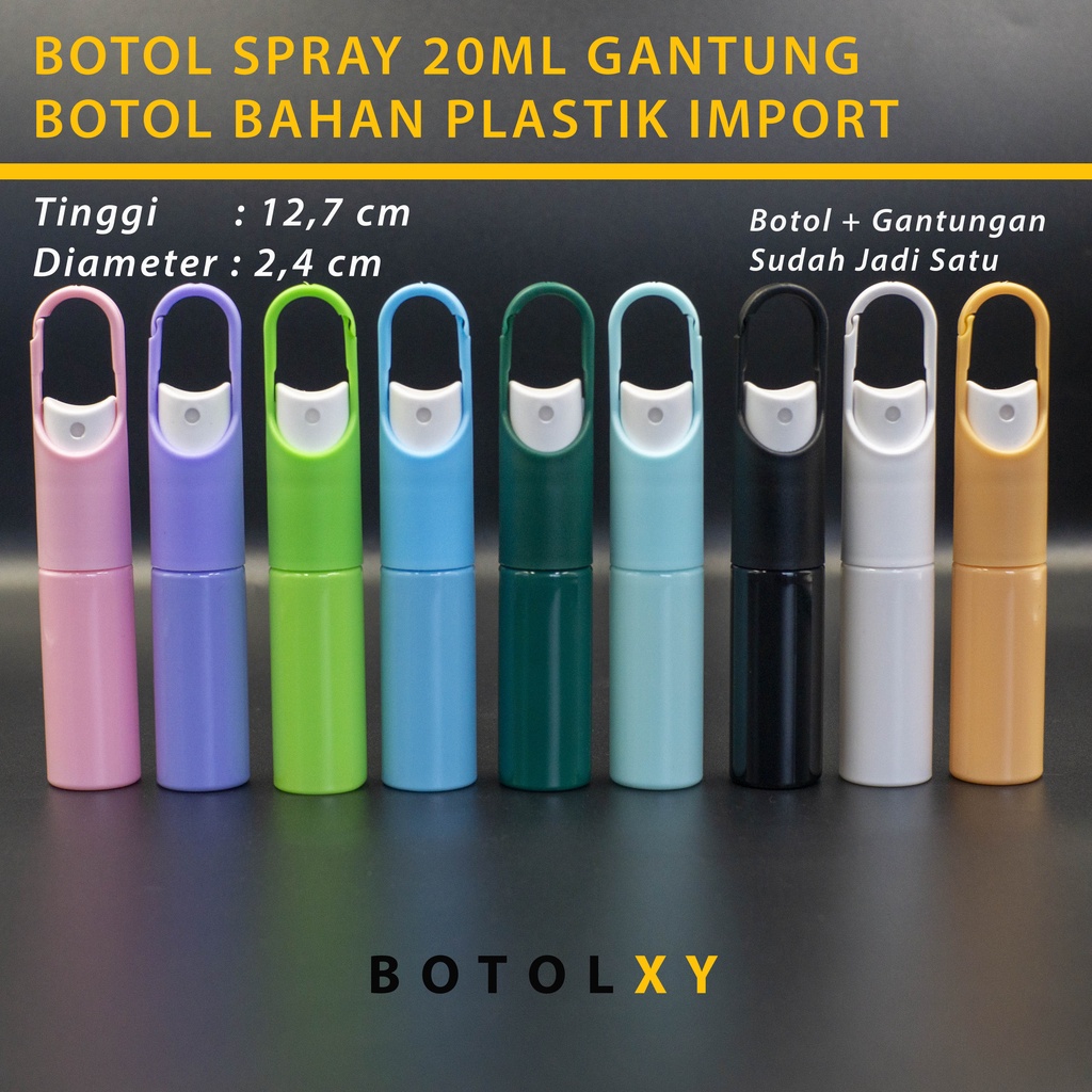 Jual Botol Spray Gantung 20ml Plastik - Parfum Hand Sanitizer Travel ...