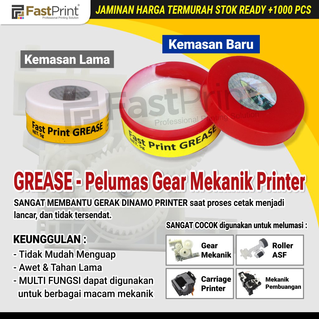 Jual Fast Print Grease Pelumas Gear Printer | Shopee Indonesia