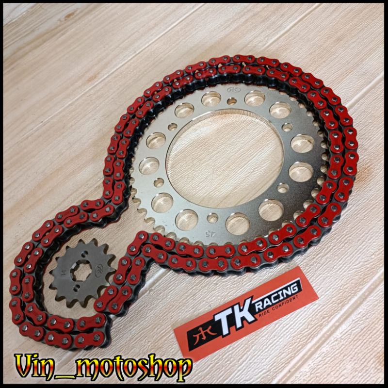 Jual gir gear set 428 R15 v3 Vixion R VVA XSR155 TK racing / sss Rantai ...