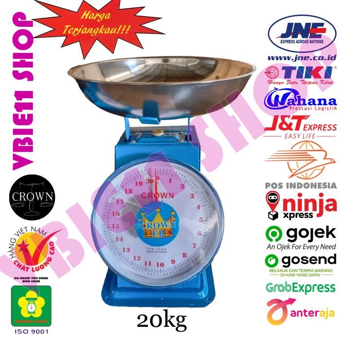 Jual Timbangan Jarum/Analog/Duduk/Mangkok/Laundry/Buah/Sayur Crown C.G 20kg | Shopee Indonesia