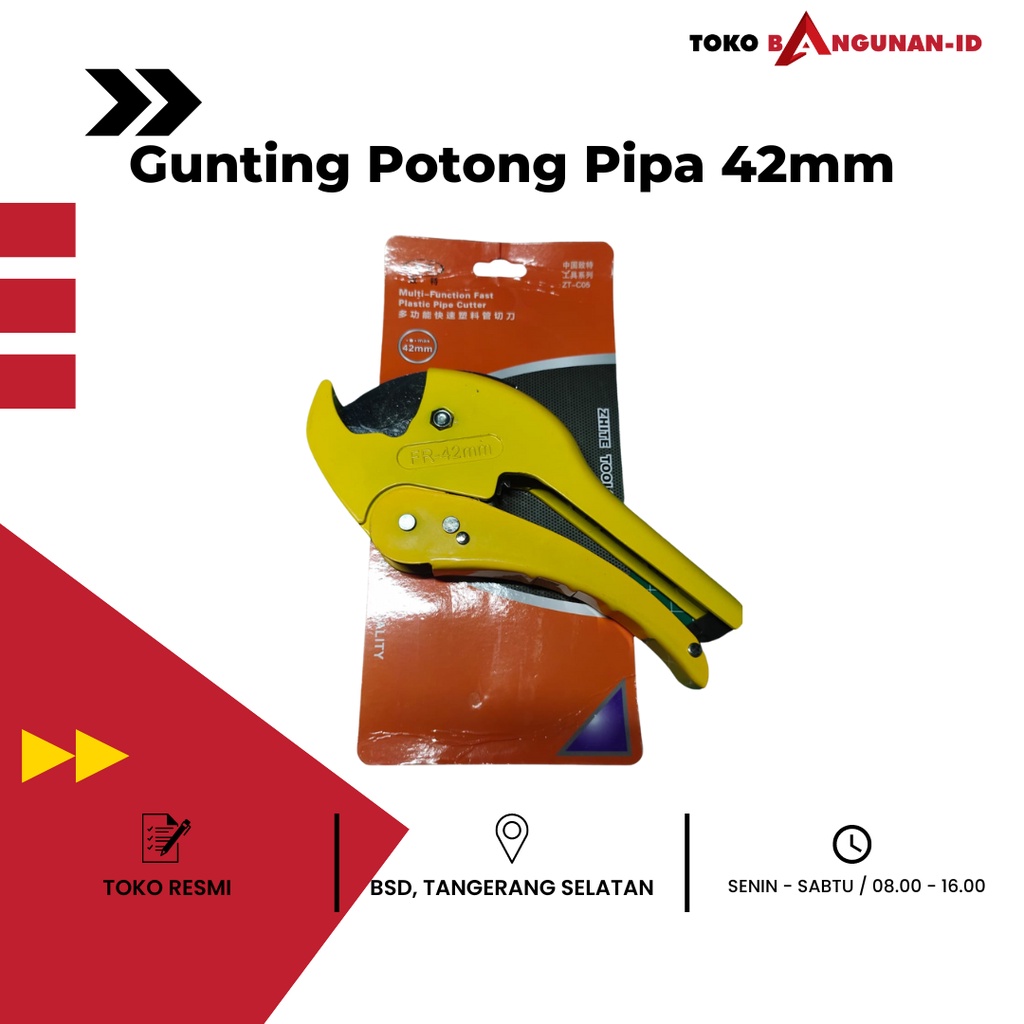 Jual Tang Potong Paralon Alat Gunting Pipa PVC Paaralon 42mm | Shopee Indonesia