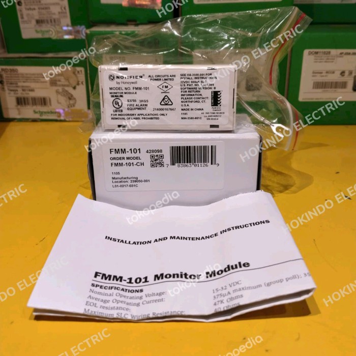 Jual FIRE MINI MODULE FMM-101 NOTIFIER BY HONEYWELL ORIGINAL | Shopee ...