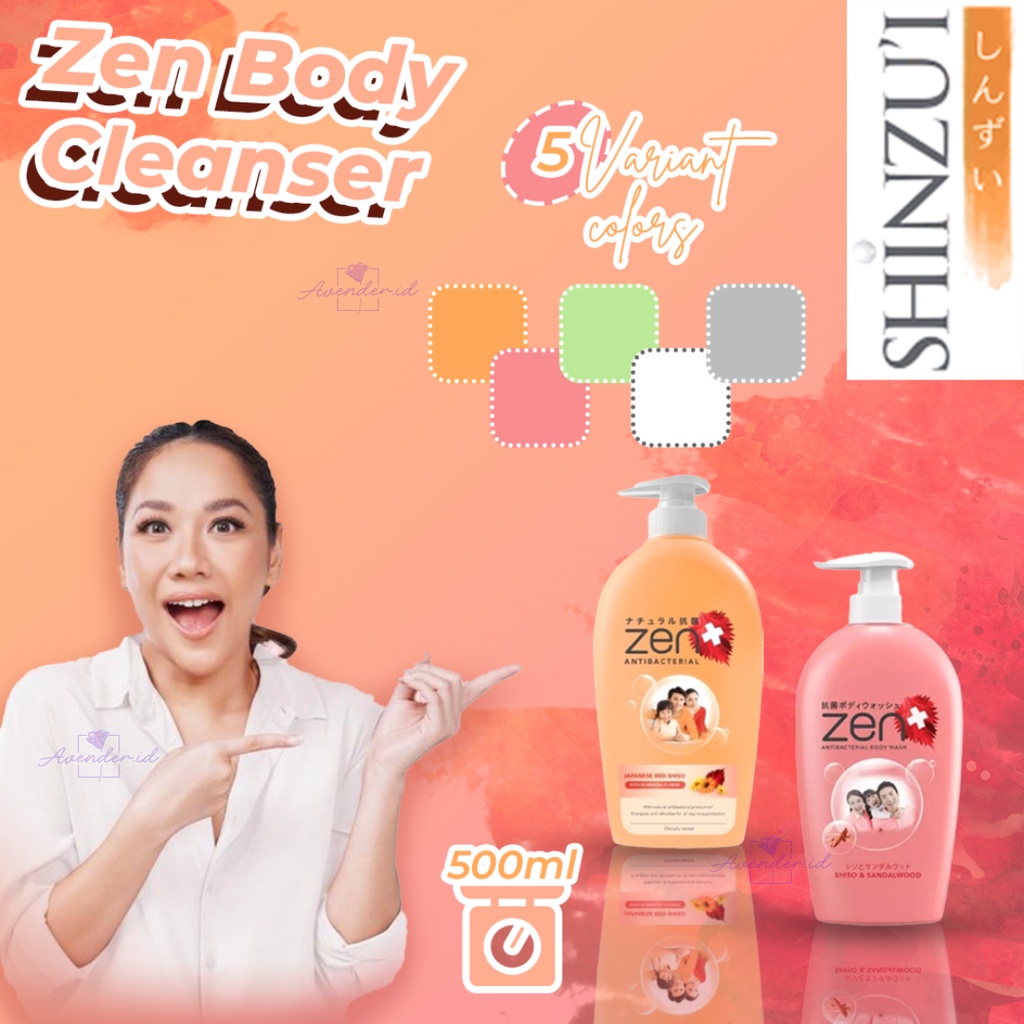 Jual (GET 1 GIFT) Zen Body Cleanser 480ML Pump | Sabun Mandi | Shopee ...