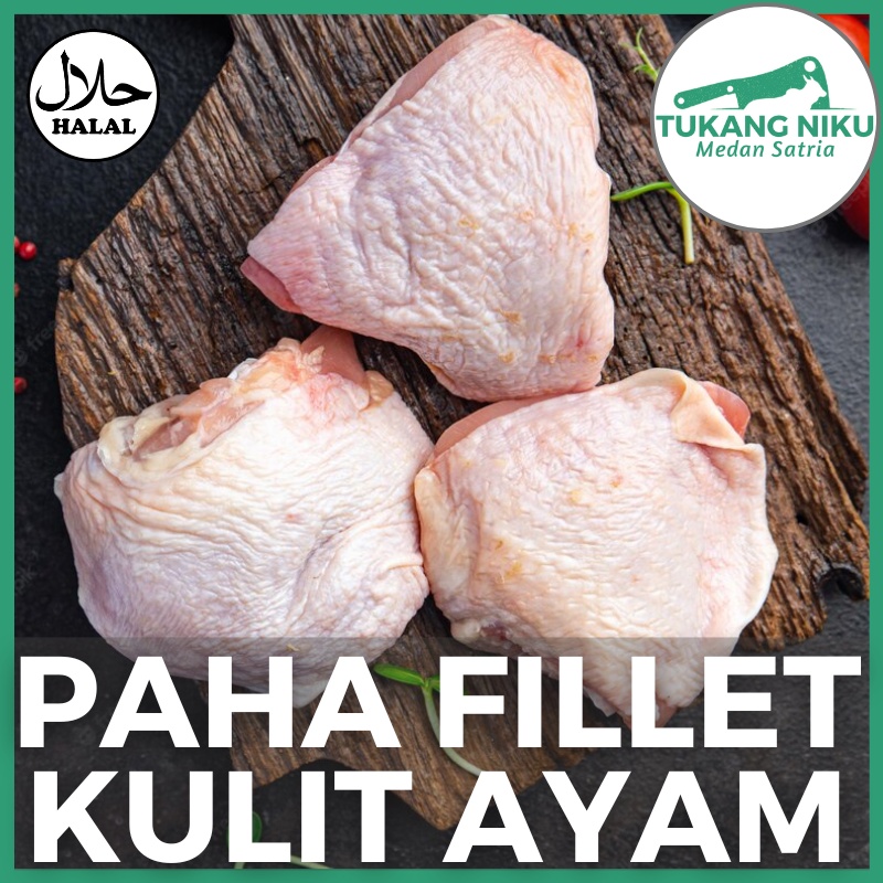 Jual PAHA FILLET AYAM KULIT - HALAL DAGING TANPA TULANG SEGAR FROZEN ...