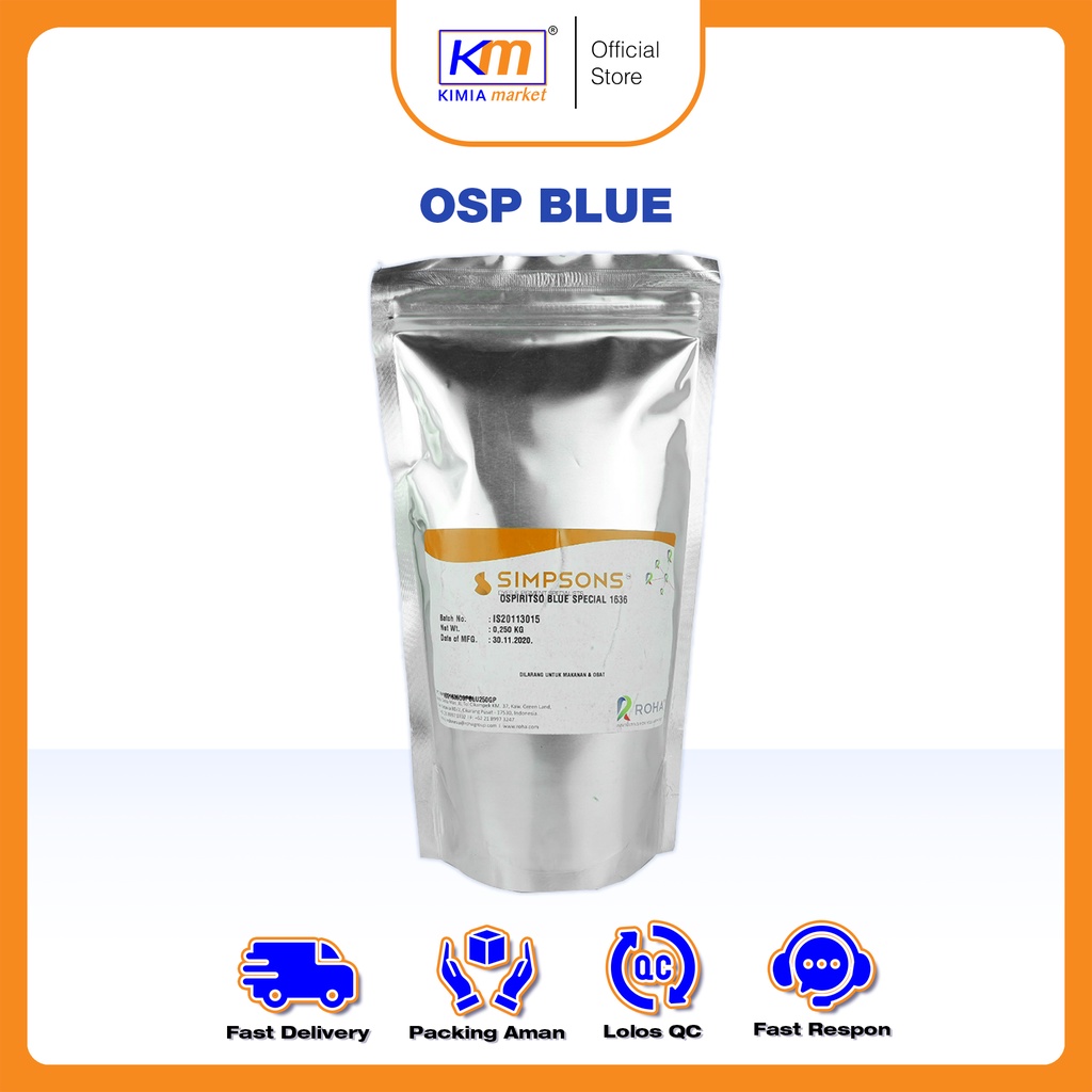 Jual Pewarna Minyak Biru / OSP BLUE / Ospiritso Biru / Pewarna Lilin ...