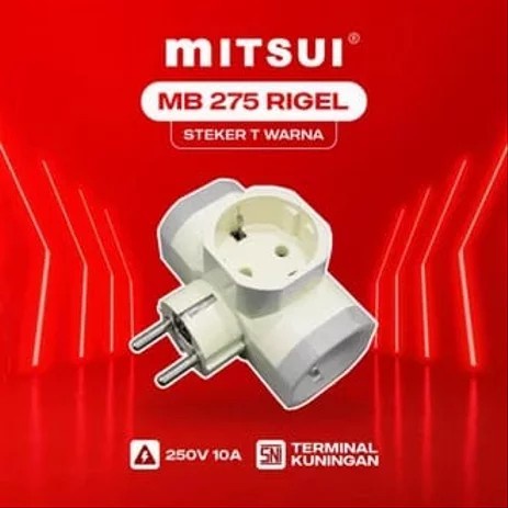 Jual MITSUI MB 275 RIGEL Steker Arde T Cabang 3 Multi Colokan Listrik ...