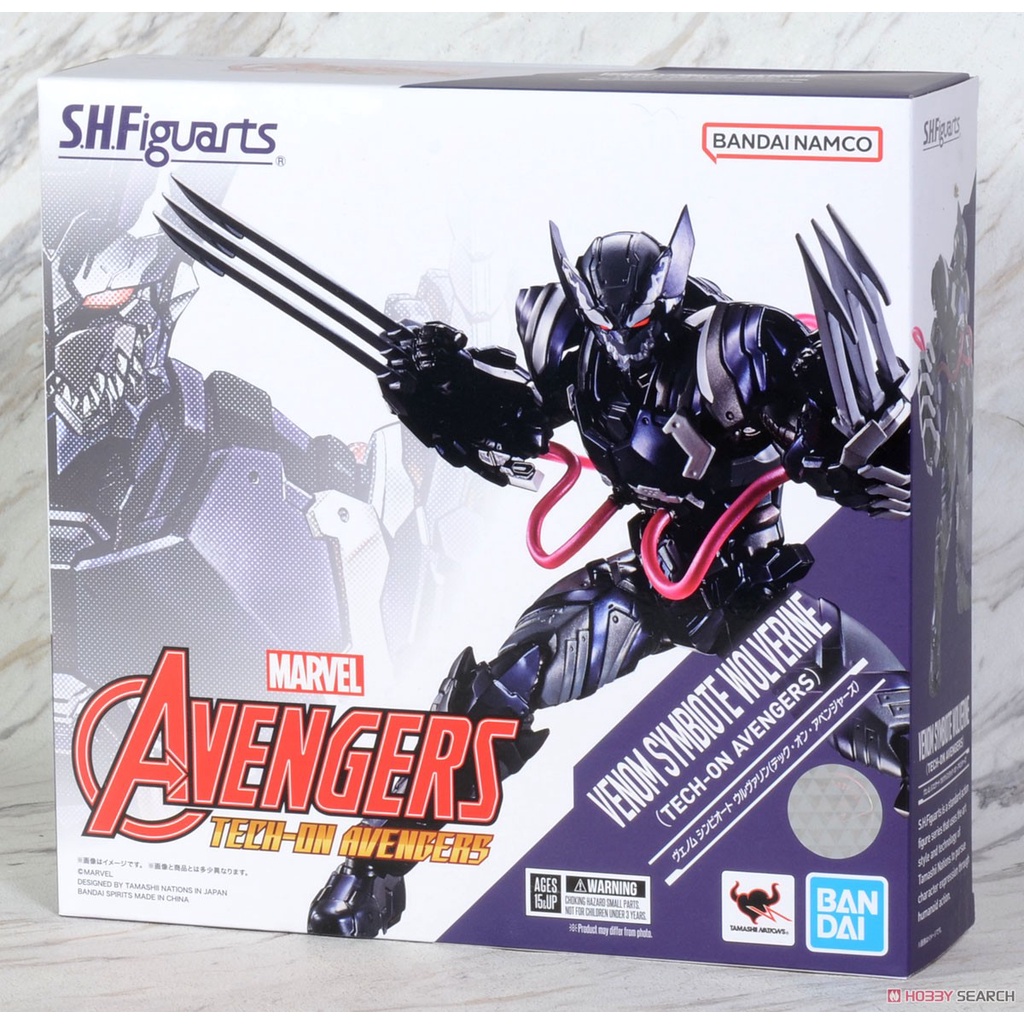 Jual SHF S.H.Figuarts Venom Symbiote Wolverine (Tech-On Avengers ...