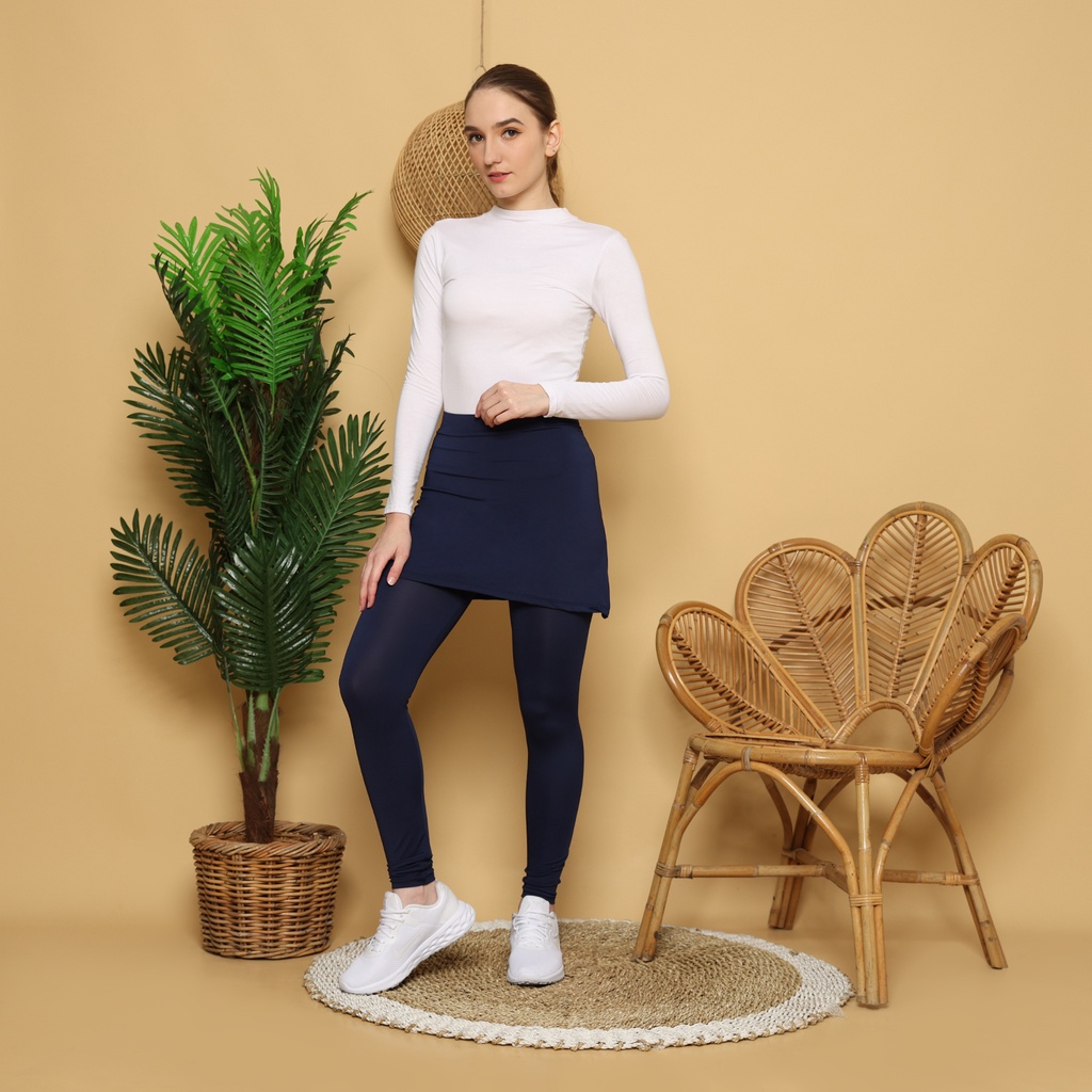 Jual Rok Legging Panjang Wanita - Celana Rok Legging Olahraga - Leging ...
