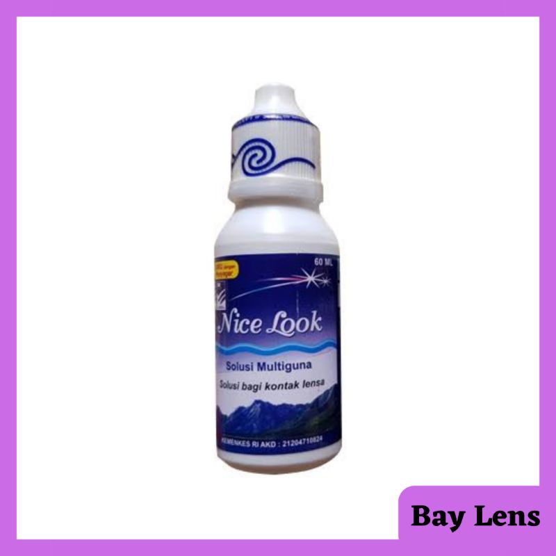 Jual Air Softlens Nice Look ukuran 60ml Cocok Untuk Semua Jenis ...