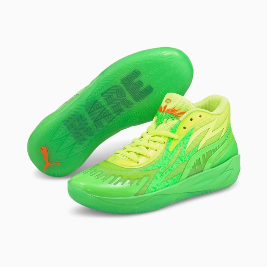 Jual SEPATU BASKET PUMA MB.02 SLIME 377584_01 LAMELO BALL | Shopee ...