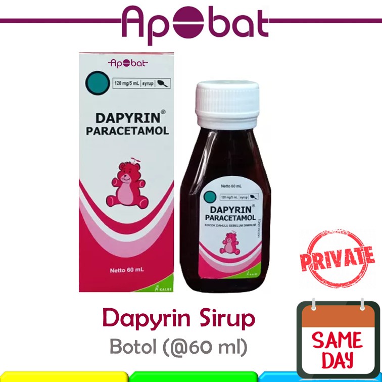 Jual - ApObat - Dapyrin SIRUP 60 ml Obat Demam Panas Pusing Sakit ...
