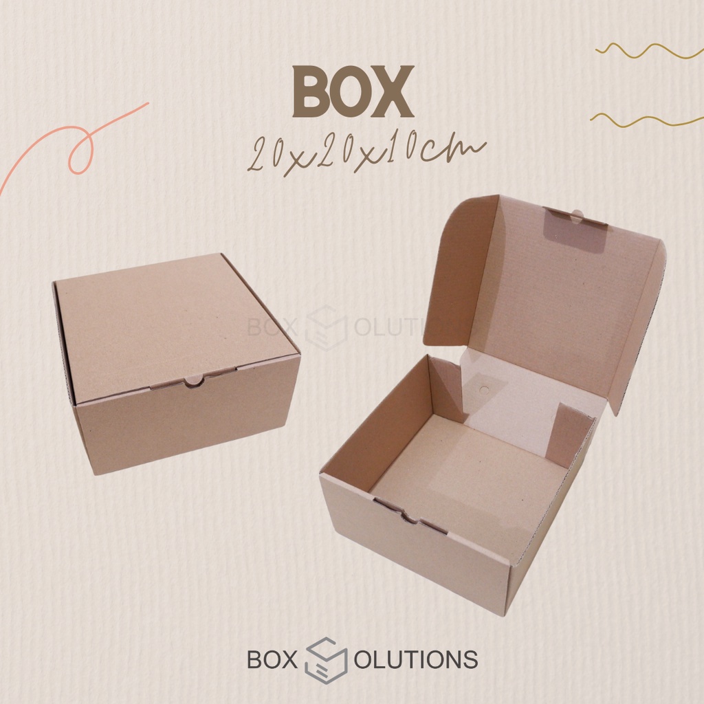 Jual dus / dos / box hampers corrugated 20 x 20 x 10 cm / 20x20x10 cm ...