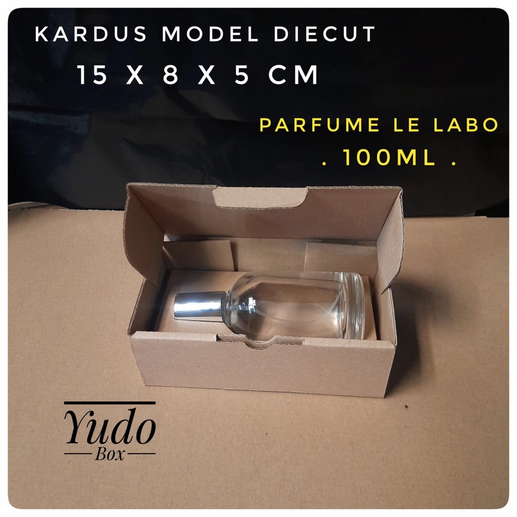 Jual karton kardus uk. 15x8x5 cm model diecut parfume le labo 100 ml ...