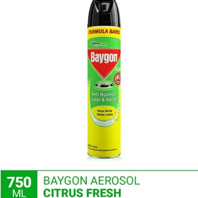 Jual Baygon double nozzle Citrus fresh 750ml | Shopee Indonesia