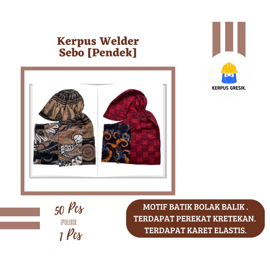Jual READY_Kerpus proyek /kerpus welder/Topi Jepang/Sebo(pendek ...