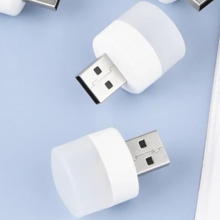 Jual Lampu LED USB Mini Night Light Bulat / Lampu Baca Tidur Portable ...