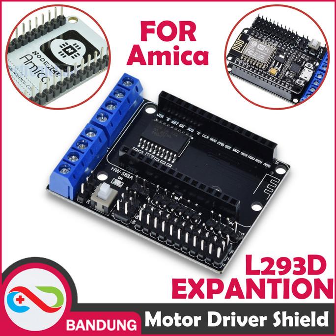 Jual [CNC] L293 L293D MOTOR DRIVER SHIELD FOR NODEMCU DOIT WIFI ESP8266 ...