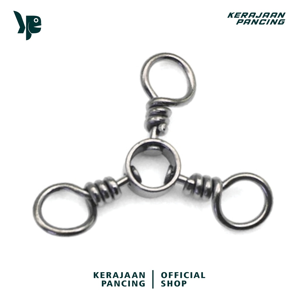 Jual KERAJAAN PANCING - KiliKili Barrel Swivel 3 Mata 3 Way Swivel ...